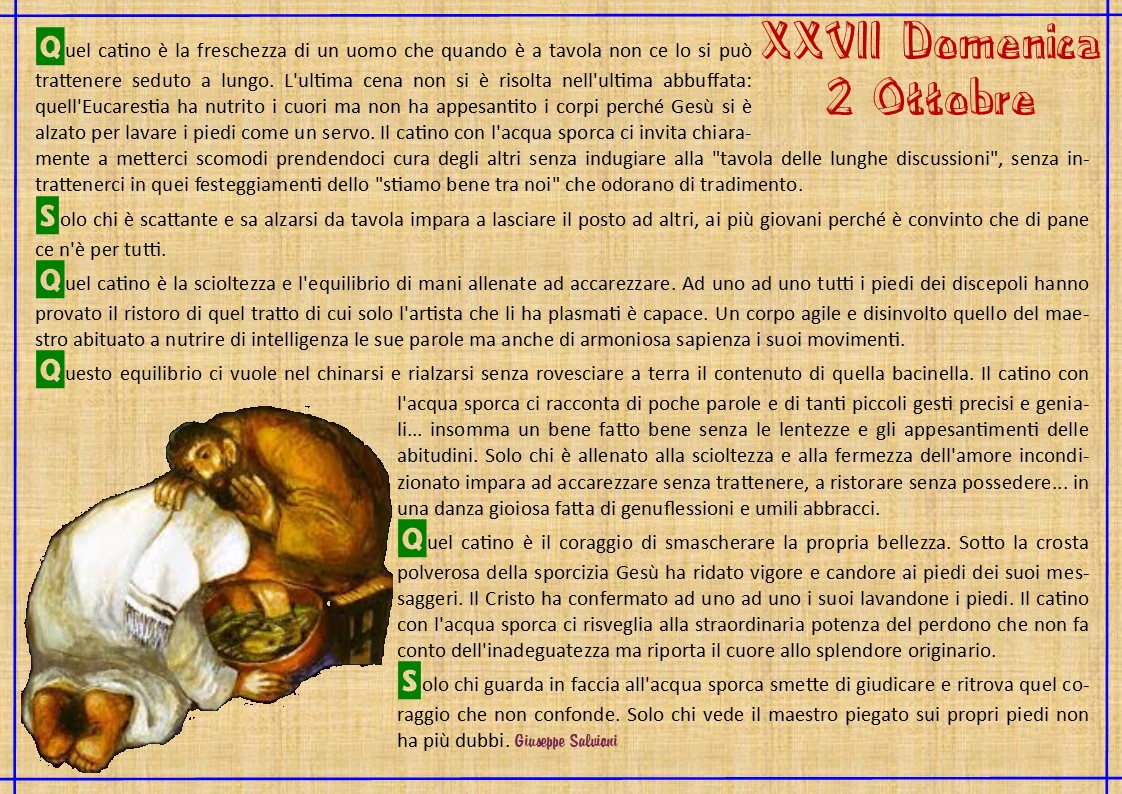 XXVII Domenica del Tempo Ordinario (Anno C) (2 ottobre 2022) - AGESCI ...